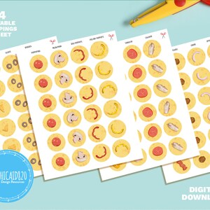 Printable Number Pizza Color Cards | 16 Simple Preschool Display Cards ...