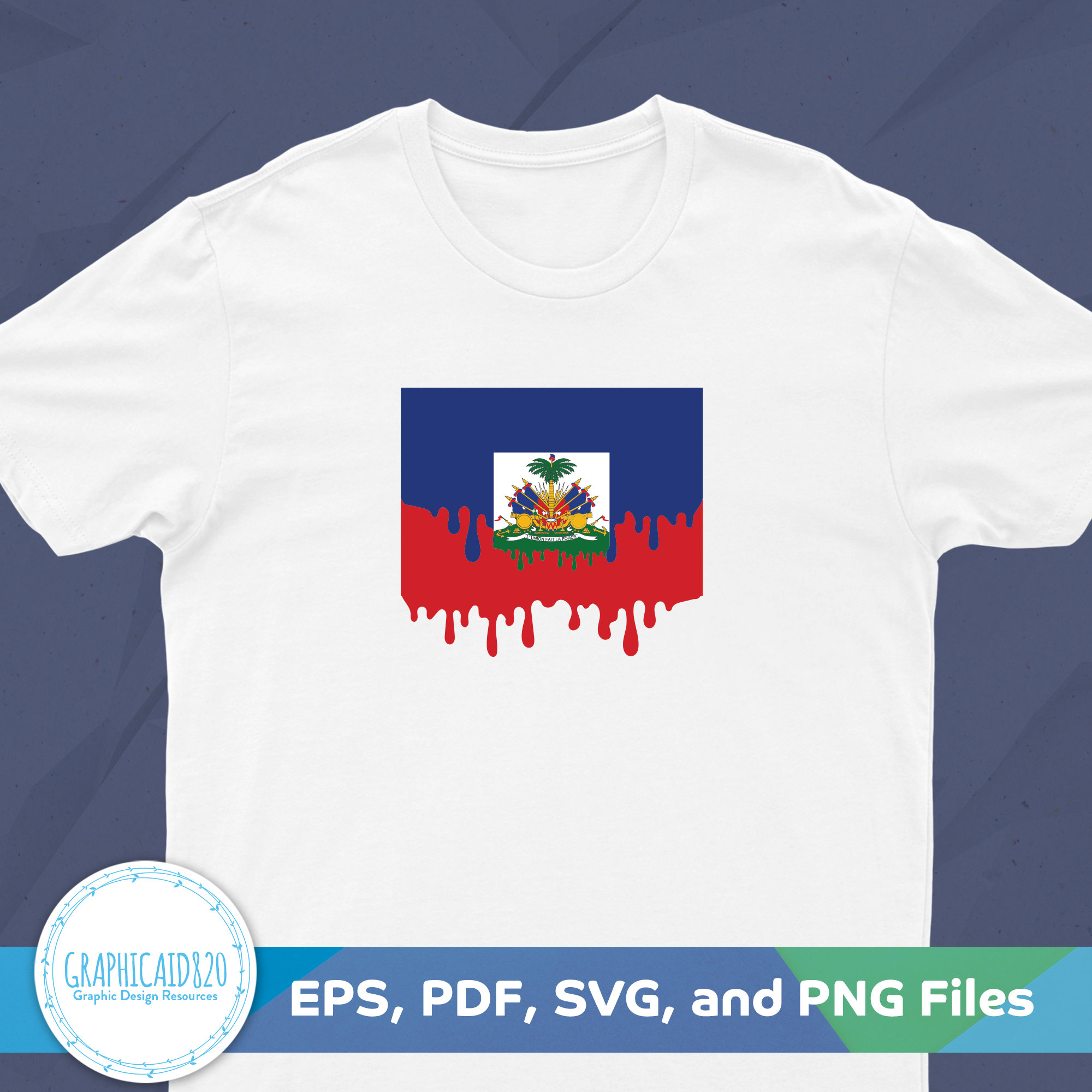 Haitian Drip SVG | Haiti SVG Design | Haitian Vector File | Country ...