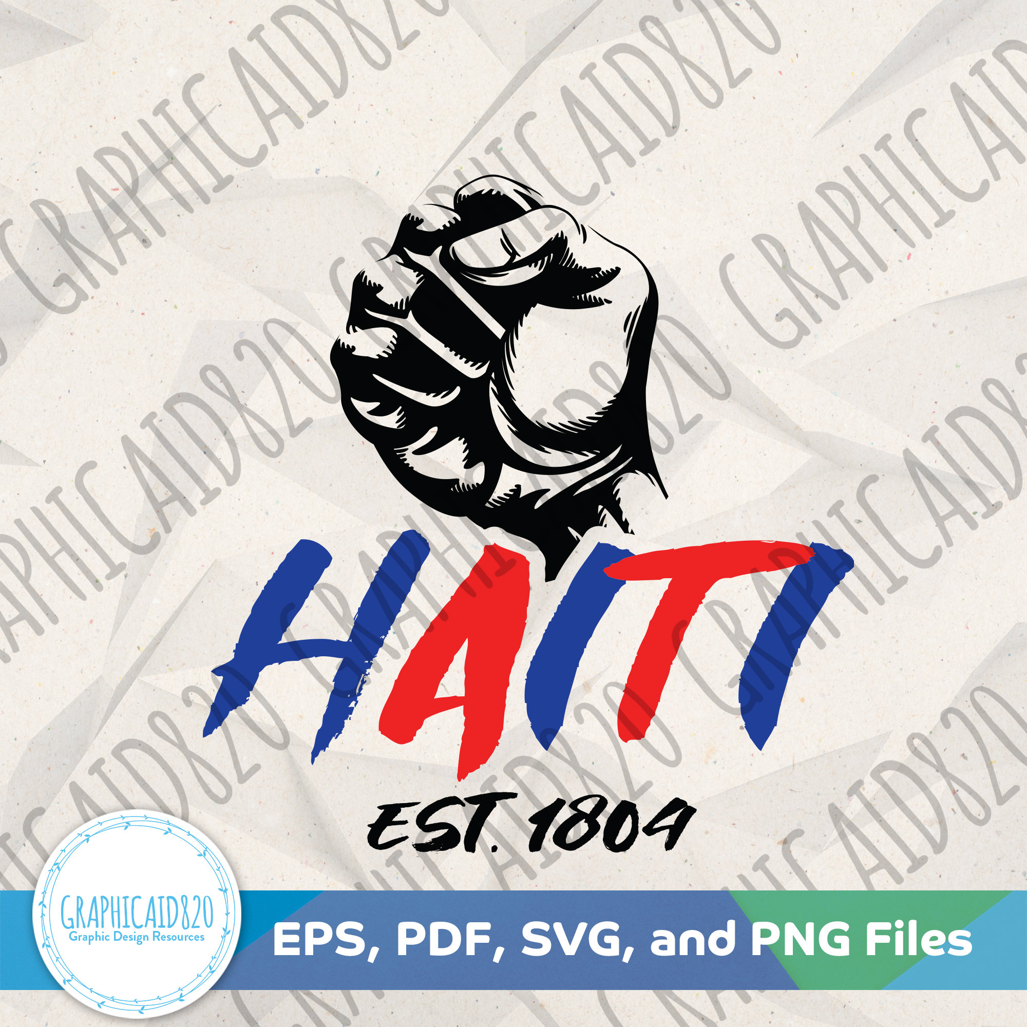 Haiti 1804 SVG | Haiti Design | Haitian American Vector File | Ayisyen ...
