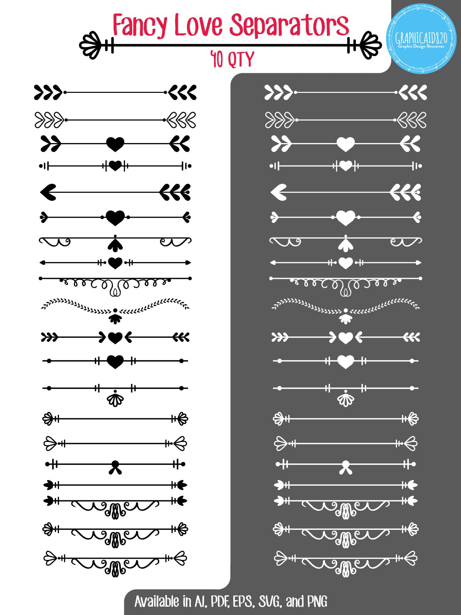 40 Simple Wedding Text Divider Clip Art Elegant Header Embellishment ...