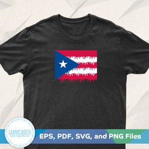 Puerto Rican Drip SVG Design | Puerto Rican Pride Vector File | Boricua ...