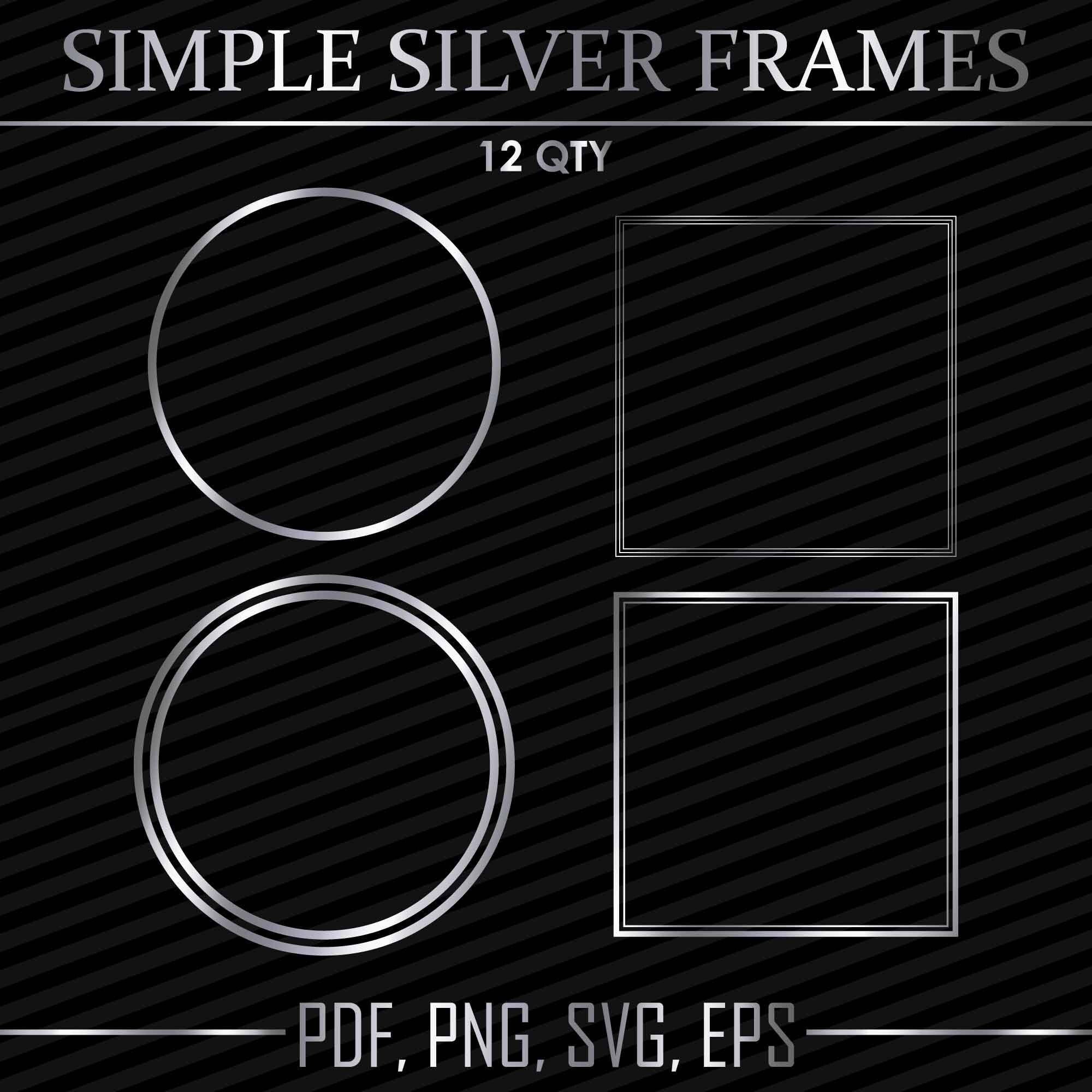 Simple Silver Frame