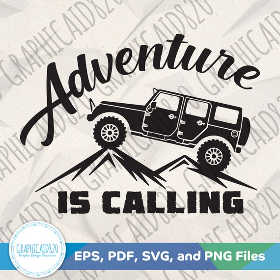 Adventure is Calling SVG SVG Vector File Outdoor Life Svg | Etsy