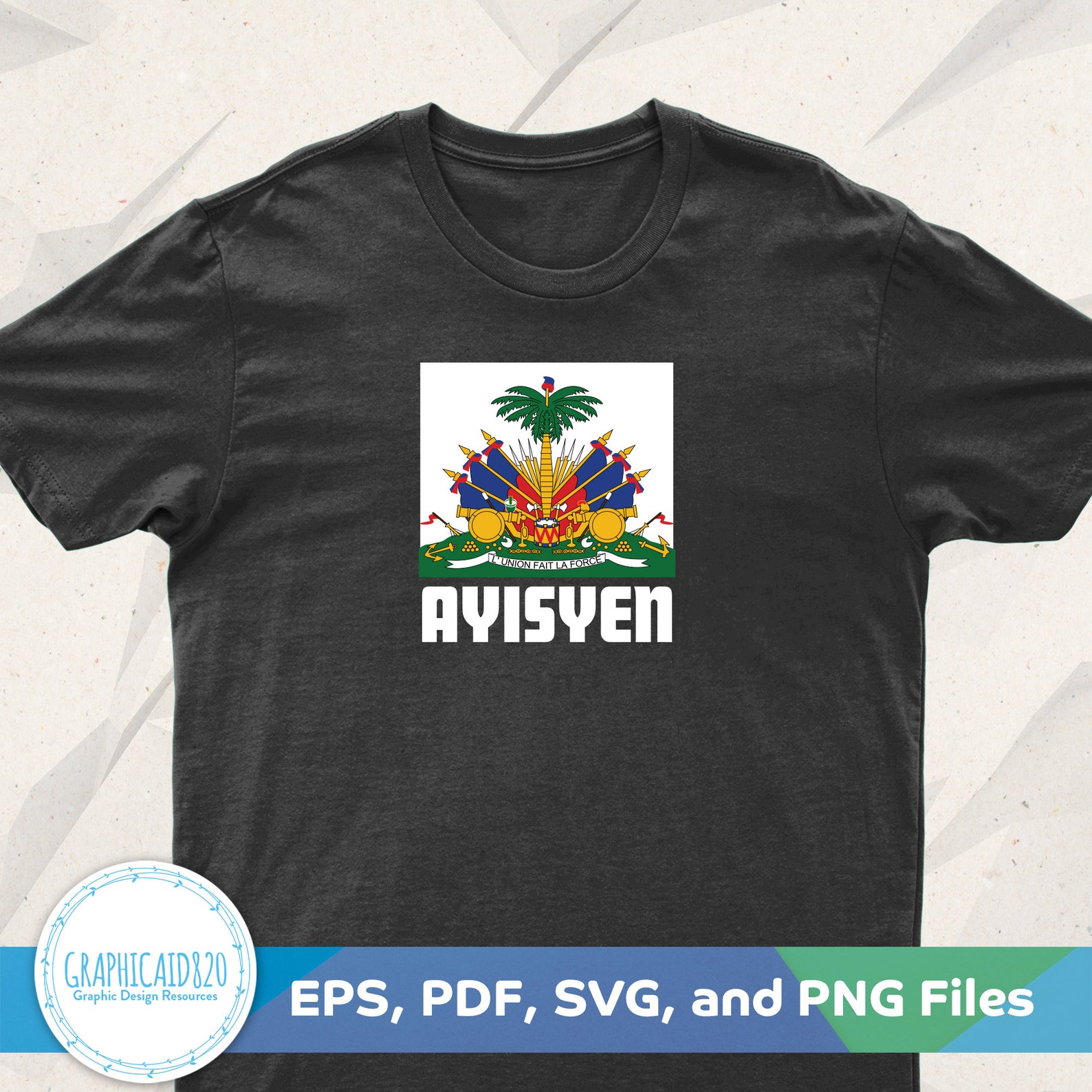 Ayisyen SVG | Haiti Design | Haitian American Vector File | Country ...