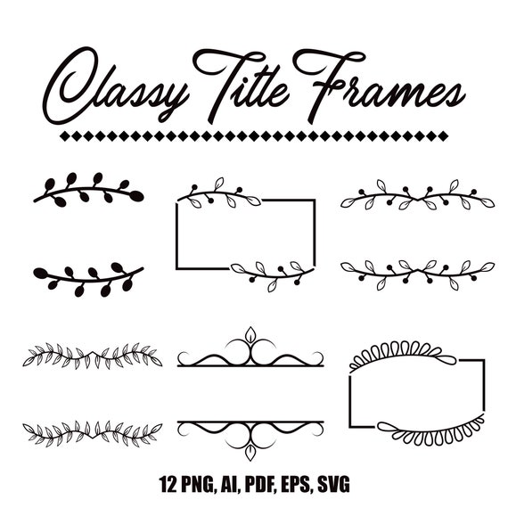 Simple Border Frame Clipart