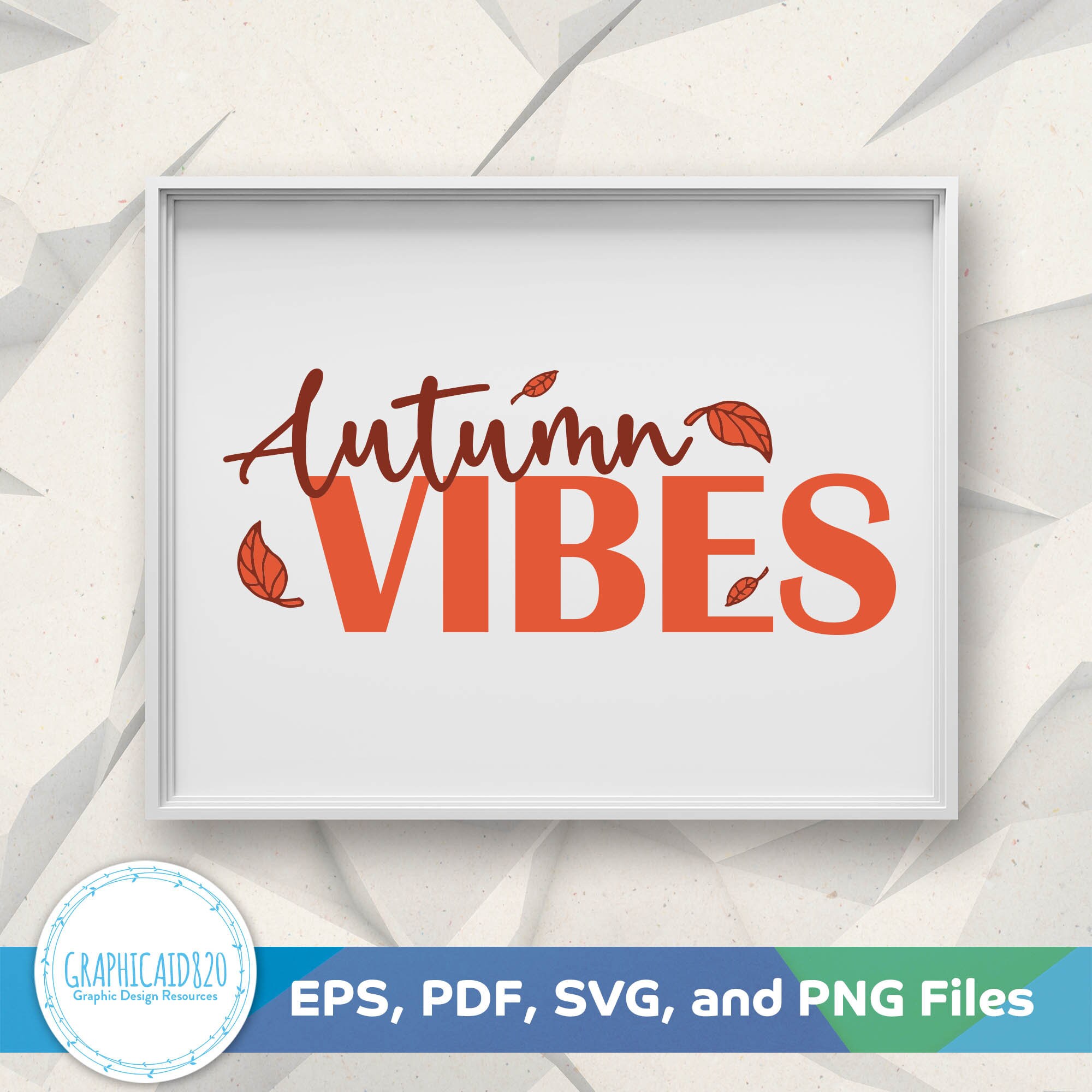 Autumn Vibes SVG Autumn Leaves SVG Design Fall Shirt - Etsy