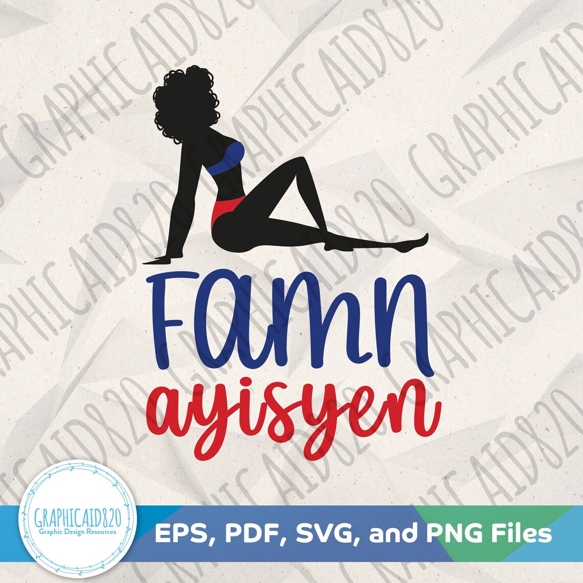 Famn Ayisyen SVG Haiti SVG Design Haitian Vector File - Etsy
