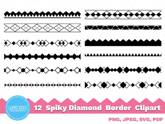 Diamonds Border Clipart