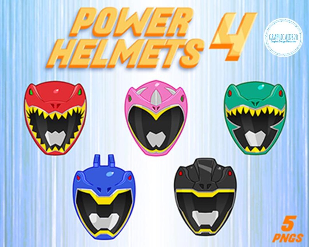 Power Helmets Clip Art | Red, Green, Black, Pink, Blue Helmet PNG ...