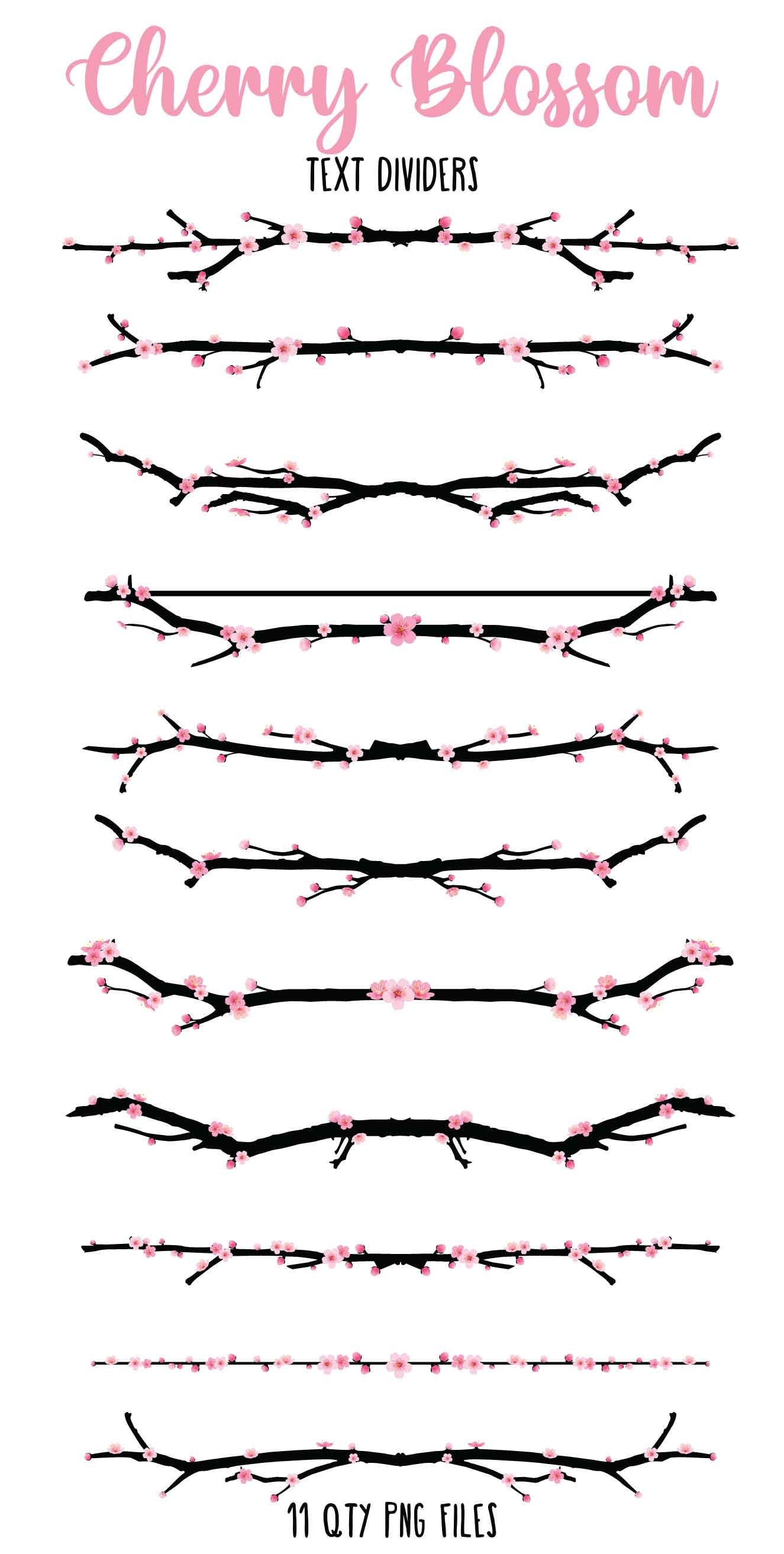 Page Separator Clip Art Floral