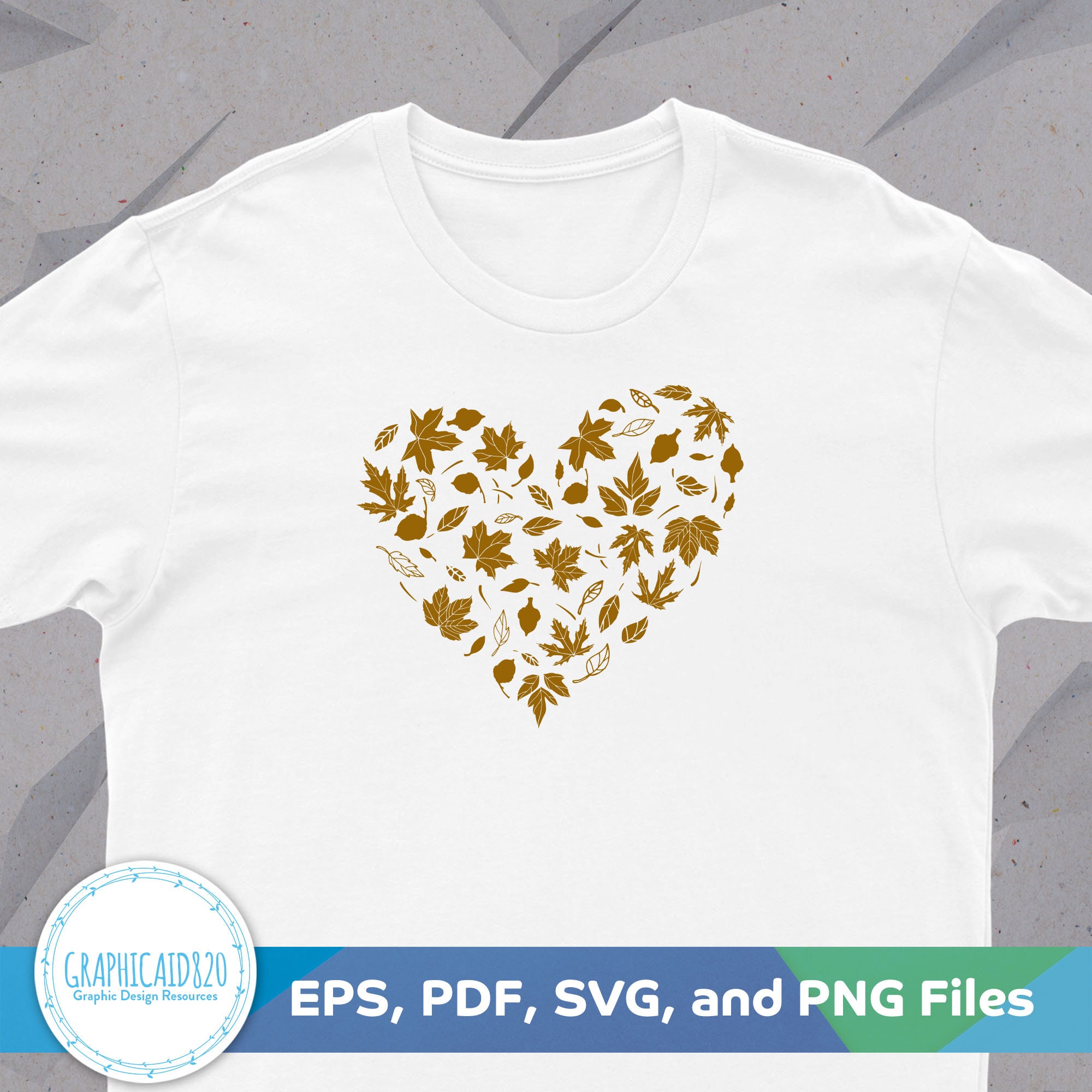 Fall Heart SVG Autumn Heart Shape Svg Love Vector File | Etsy