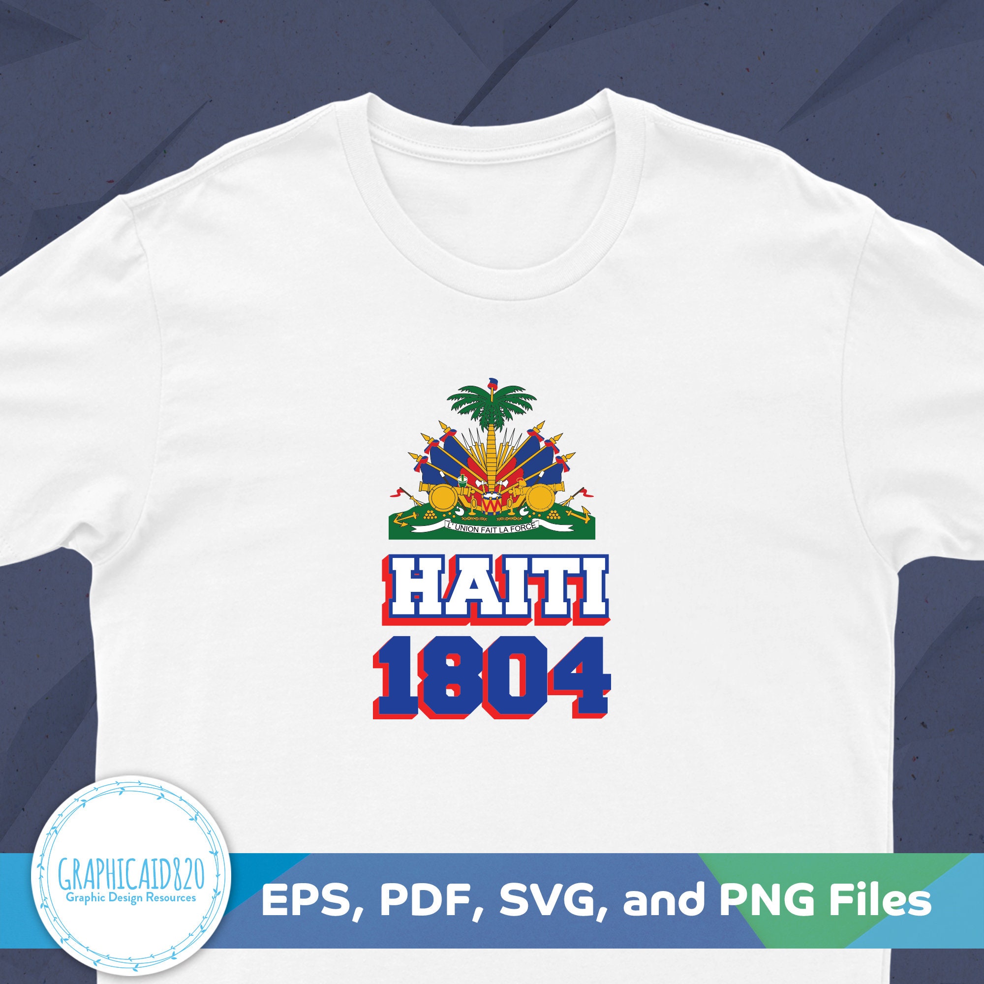 Haiti 1804 SVG Haiti Design Haitian American Vector File - Etsy