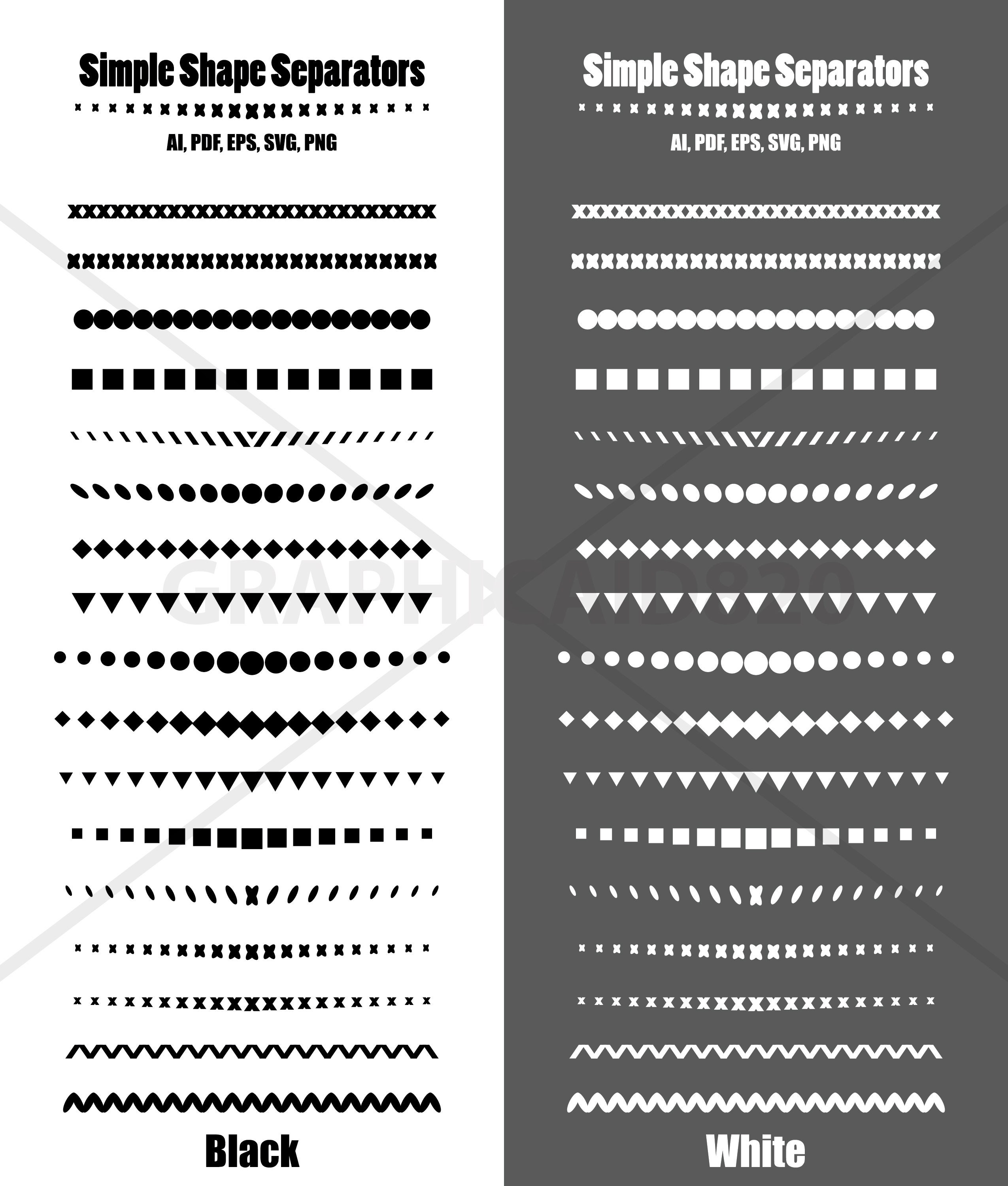 Simple Shape Elegant Vector Header Decorative Embellishment Text ...