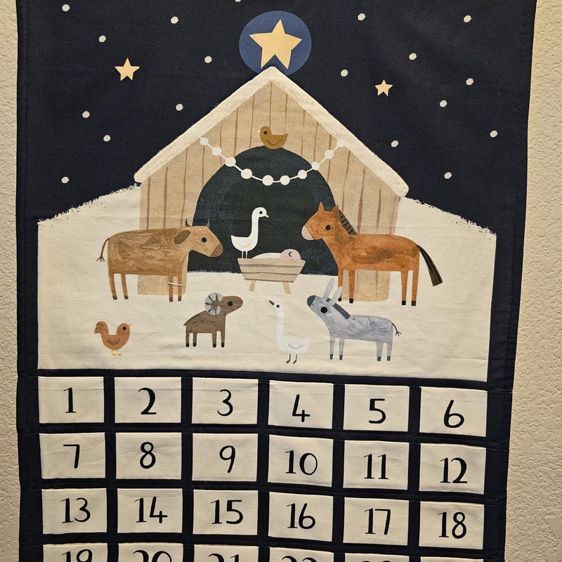 Nativity Advent Calendar - Etsy