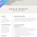 Modern Teacher Resume Template Teacher Resume With Cover Letter Teacher ...