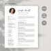 Modern Teacher Resume Template | Teacher Resume With Cover Letter ...