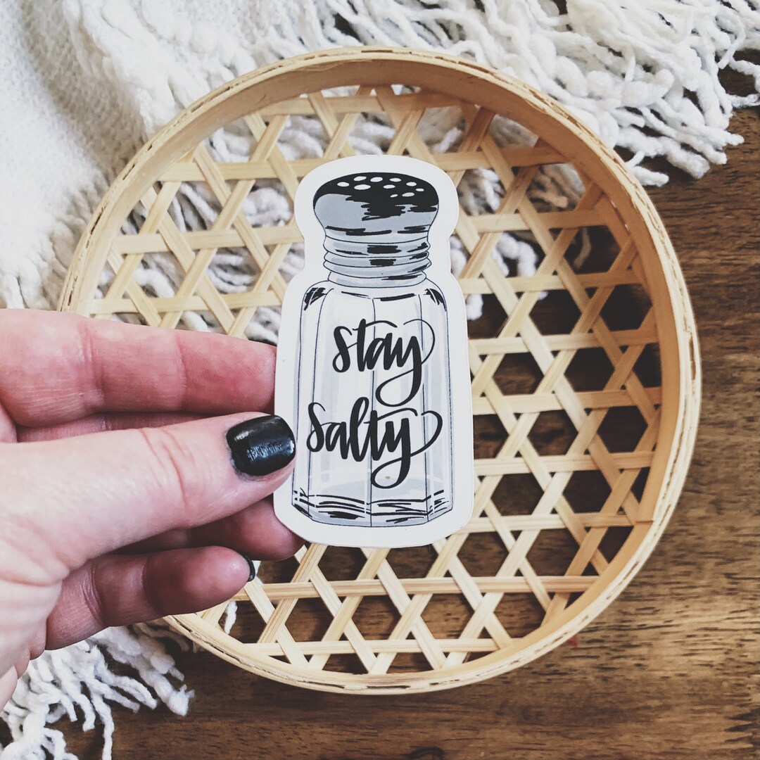 STICKER: Stay Salty 3 Vinyl Sticker - Etsy