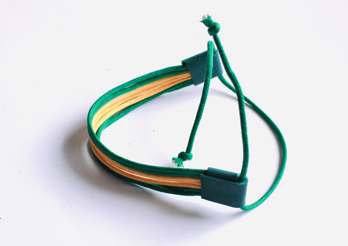 Brazilian Handmade Bracelet From Rio De Janeiro Brazil Flag - Etsy