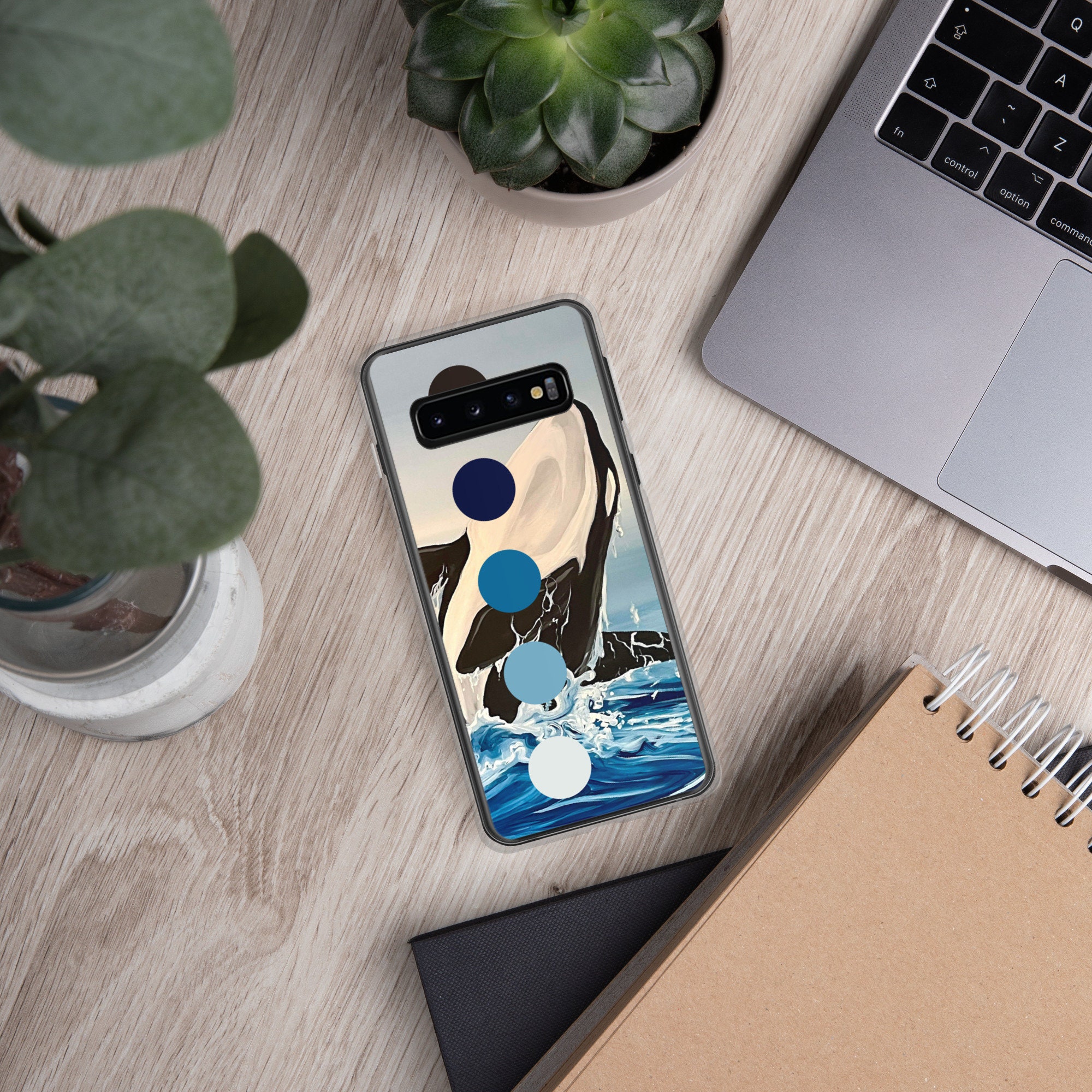 Orca Whale Breaching Colour Palette Clear Case for Samsung® A - Etsy