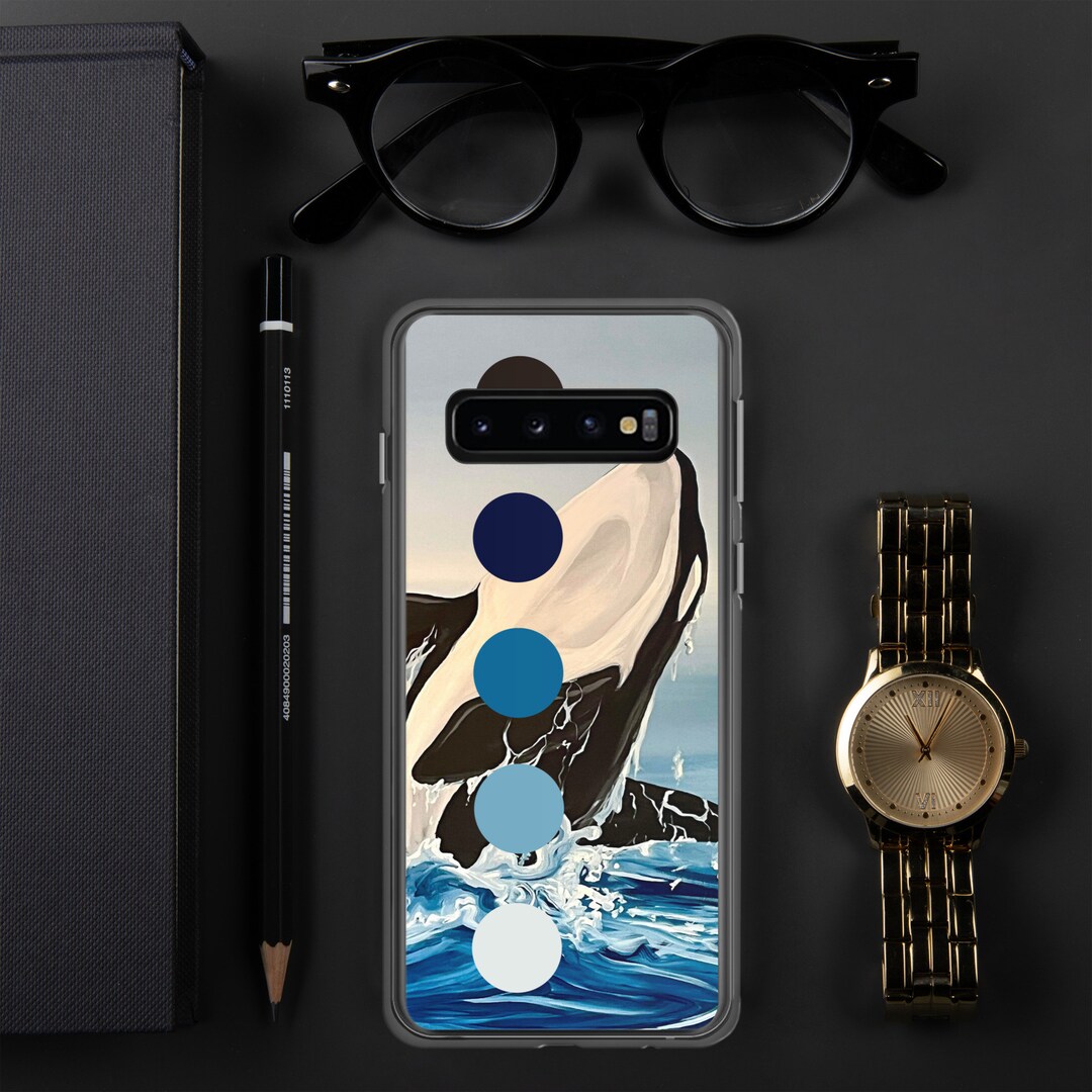 Orca Whale Breaching Colour Palette Clear Case for Samsung®, A Chubby ...