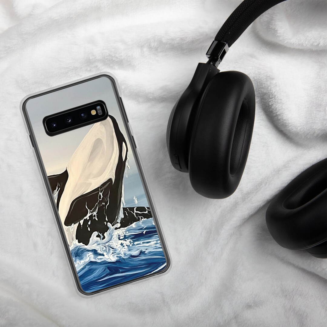 Orca Whale Breaching Ocean Clear Case for Samsung® Phones Orca Whale ...