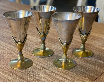 Brass Goblets - Etsy