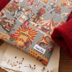 Circus Booksleeve - Etsy
