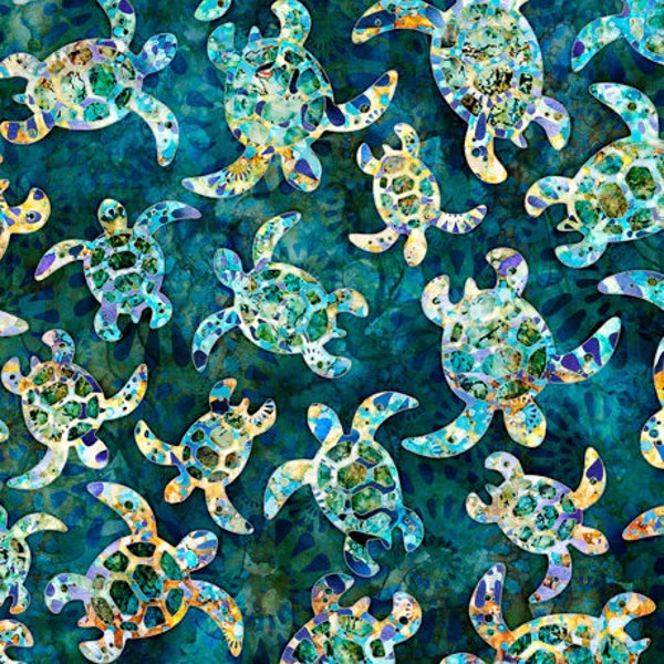 Sea Turtle Batik - Etsy