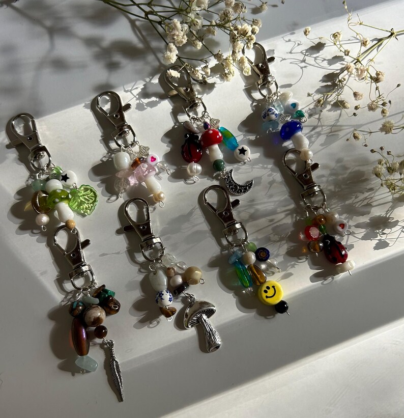 Aesthetic Keychains | Crystal Keychain | Crystal Accessory | Bag ...
