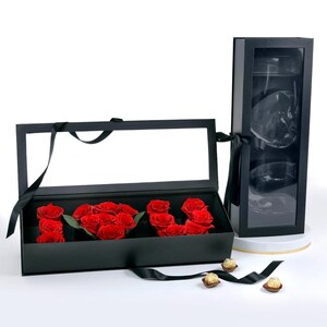 I Love You Flower Box: Elegant Floral Gift Packaging - Etsy