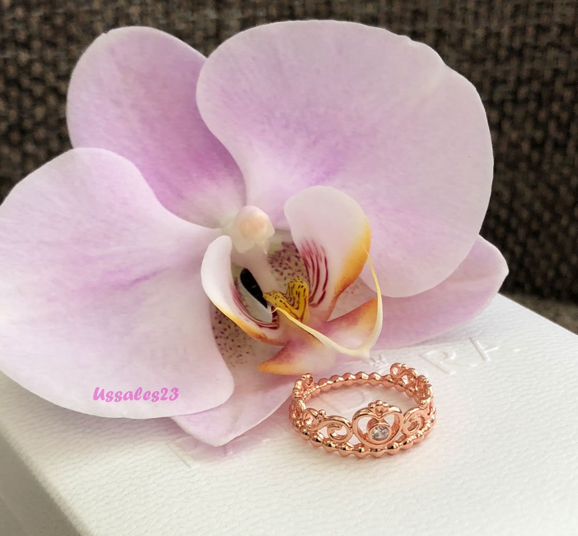 Pandora My Princess Ring Rose Gold Original Brand New ALL | Etsy