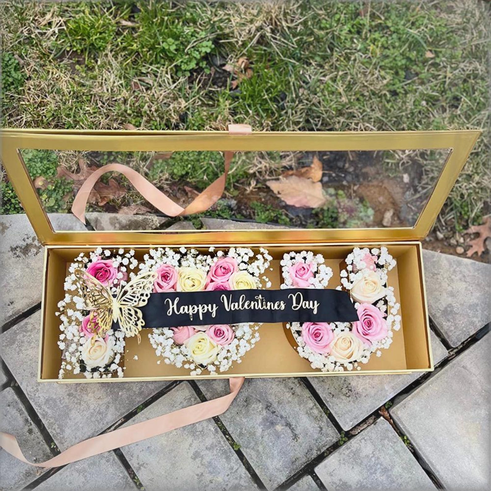 I Love You Flower Box: Elegant Floral Gift Packaging - Etsy