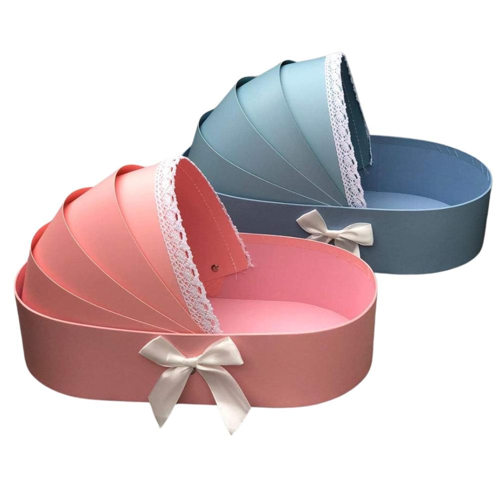 Baby Cradle Gift Box: Elegant Cardboard Flower Arrangement for Baby ...