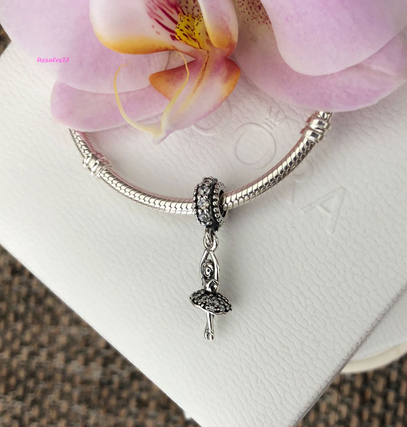 Pandora Ballerina Charm Bracelet Bead Brand New Sterling - Etsy