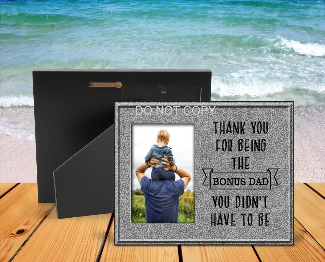 Father's Day Design, MDF Offset Picture Frame With Easel, Instant ...