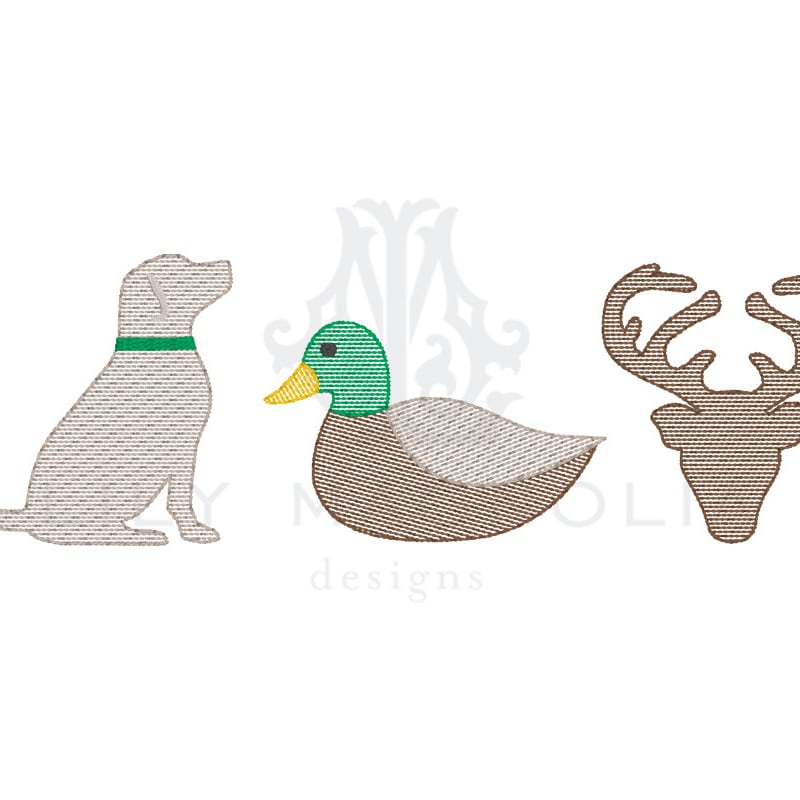 Hunting Embroidery Designs - Etsy