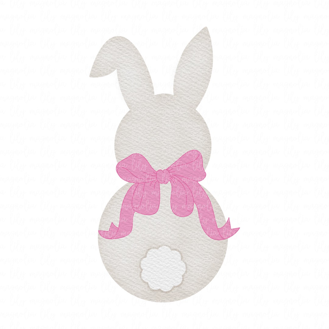 Easter Bunny Printable, Bunny Clip Art, Watercolor Png, Instant ...