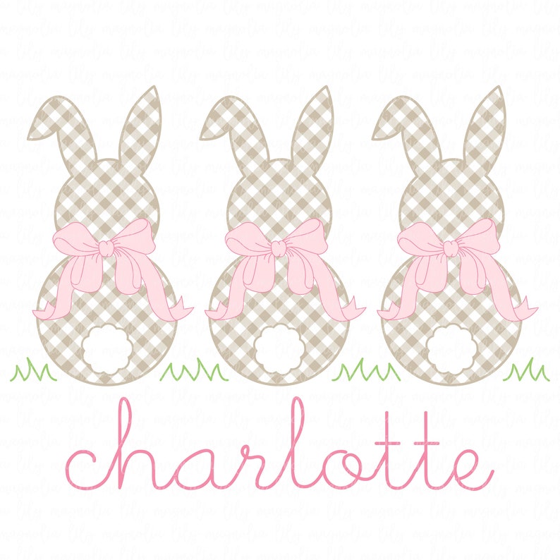 Bunny Trio Printable Bunny Trio Clip Art Watercolor Png | Etsy