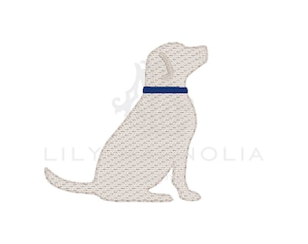 Labrador Dog Embroidery Design 2 Sizes Retriever Embroidery - Etsy
