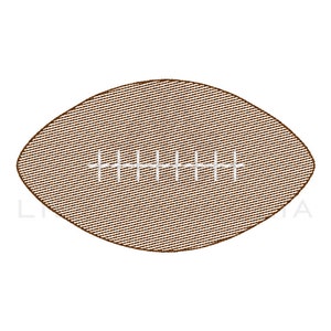 Football Quick Stitch Embroidery Design Football Sketch Fill | Etsy