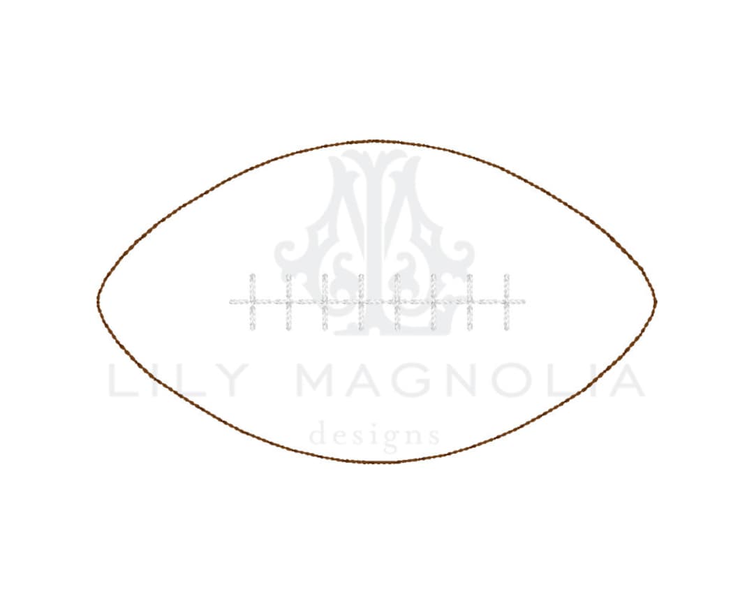 Football Quick Stitch Embroidery Design, Football Vintage Embroidery ...