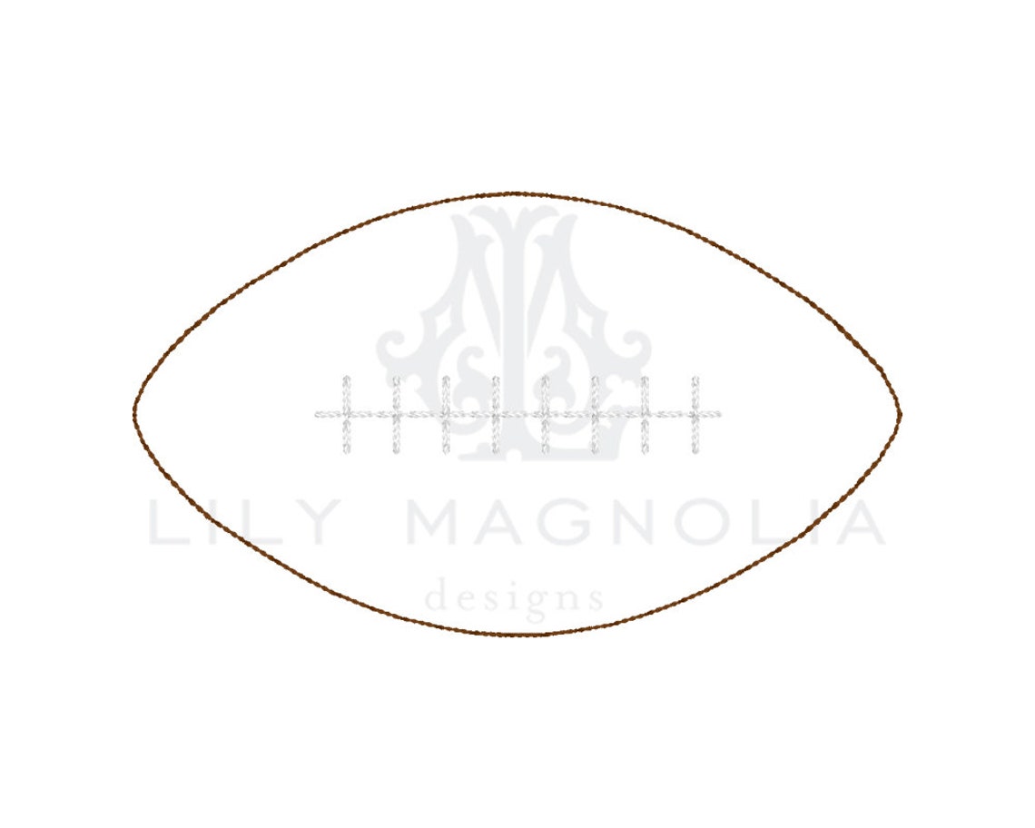 Football Quick Stitch Embroidery Design, Football Vintage Embroidery ...