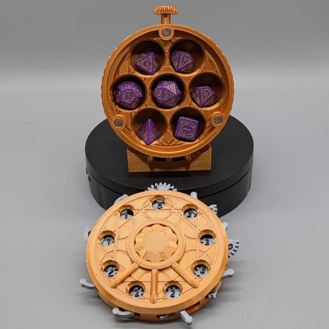 The Arcanist's Chronometer - Dice Vault - Spell Tracker - Whimsical ...