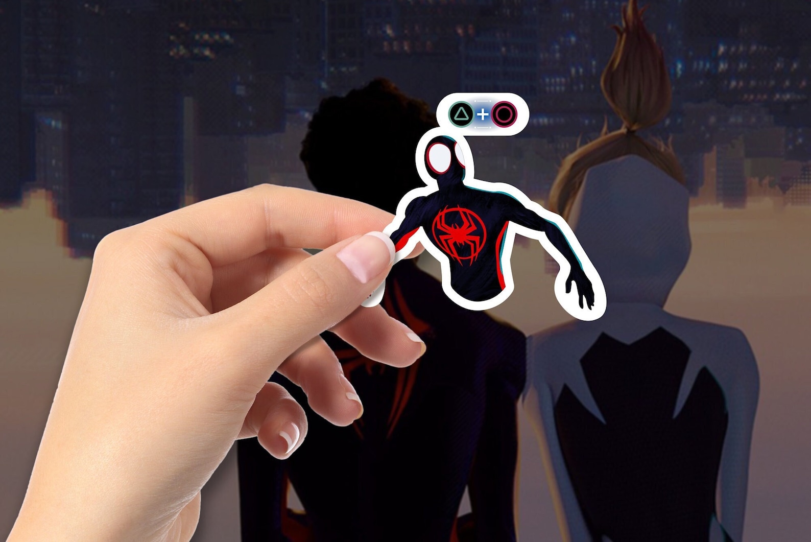 Miles Morales Sticker Spiderman Sticker Miles Morales Art - Etsy