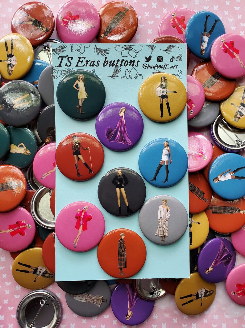 Taylor Swift Eras buttons | Etsy