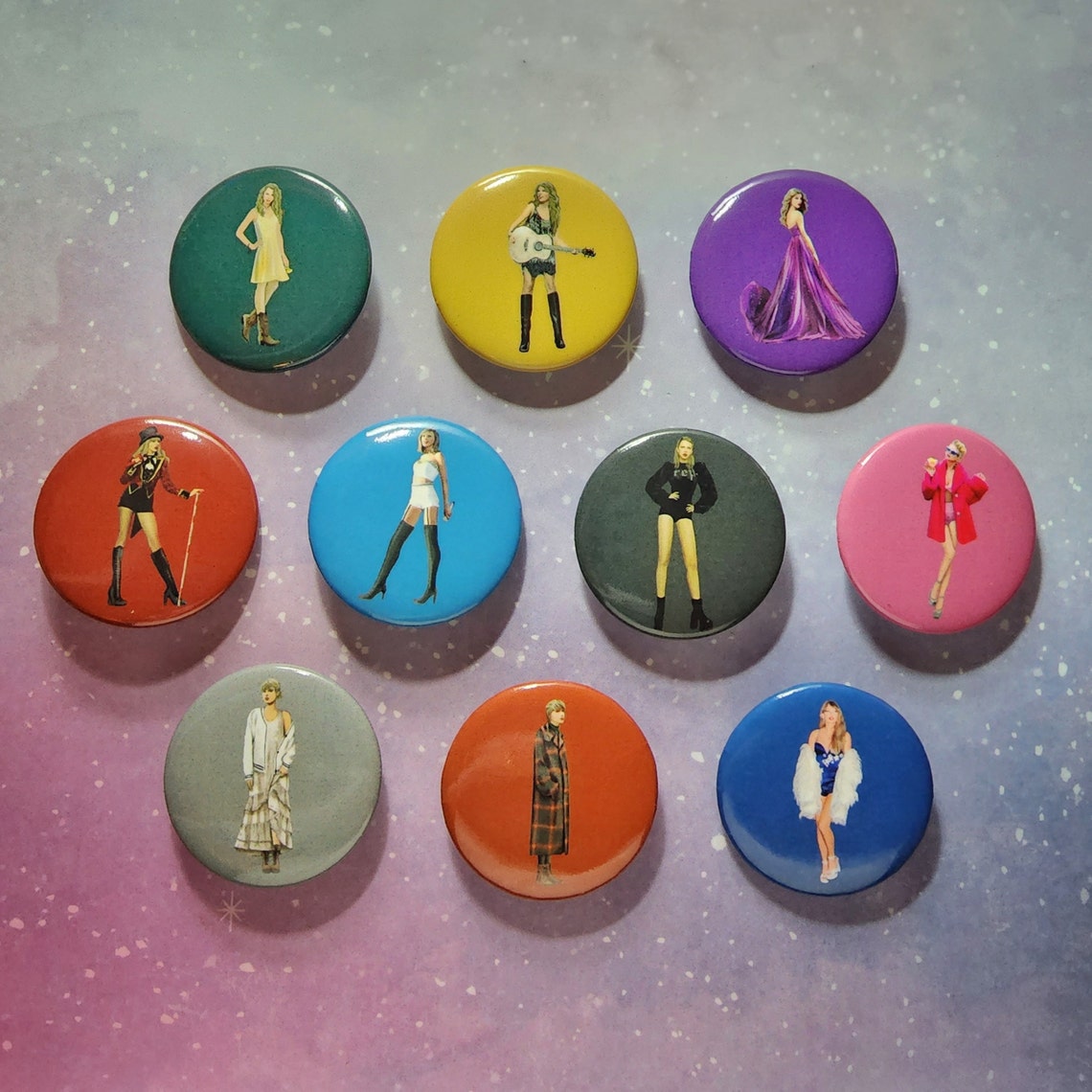 Taylor Swift Eras Buttons - Etsy