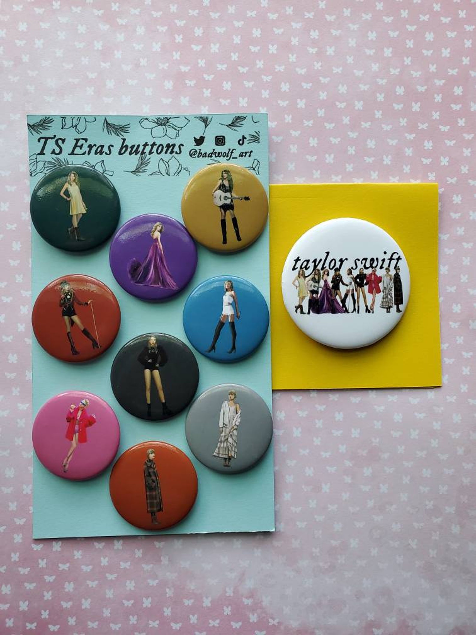 Taylor Swift Eras Buttons | Etsy