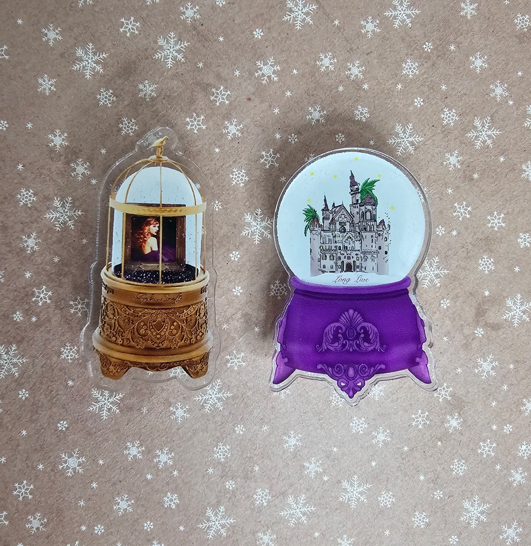 Speak Now Snow Globe Pin Set - Etsy