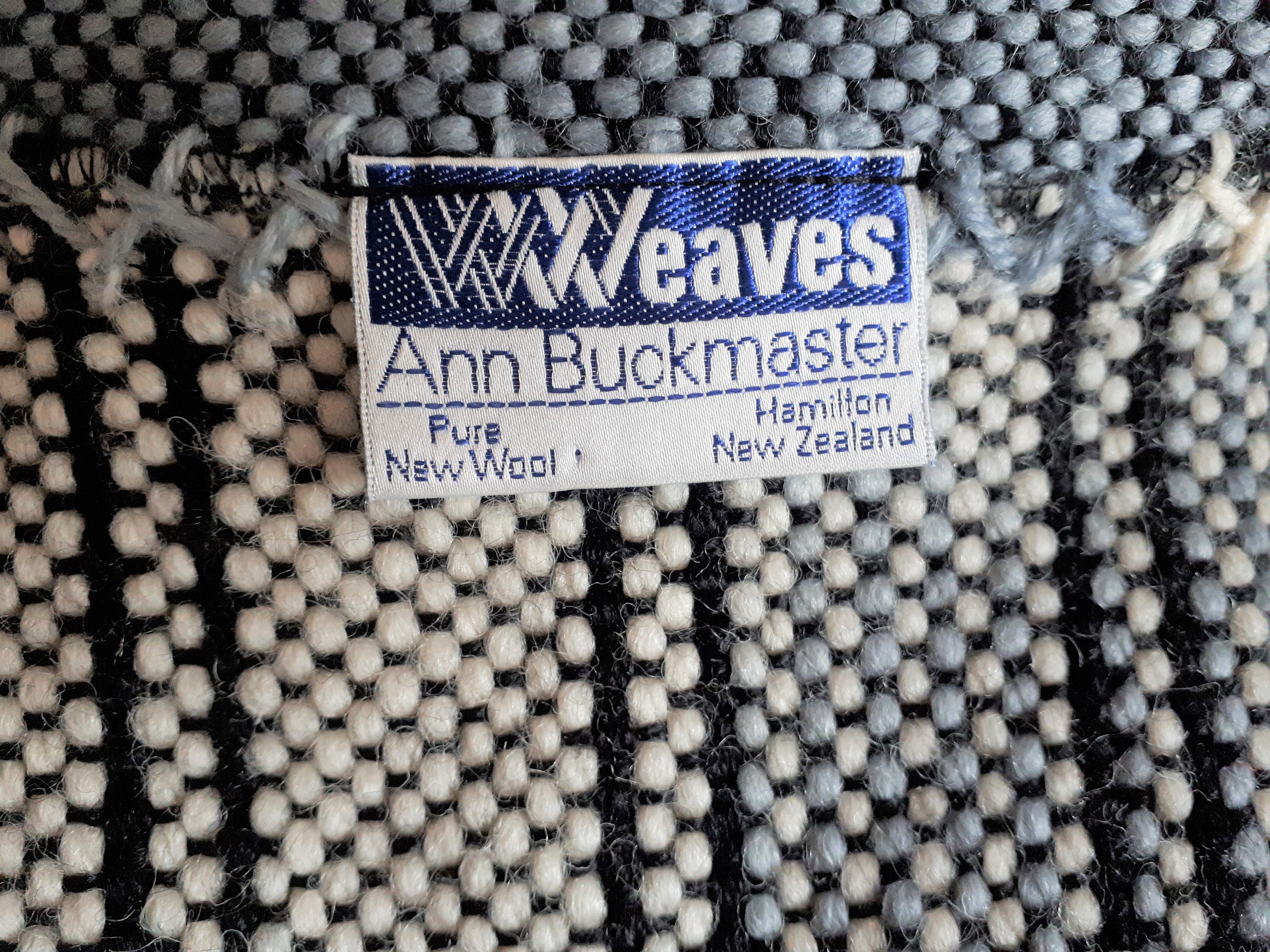 Vintage 1980s Weaves by Ann Buckmaster Wool Vest Size Large | Etsy