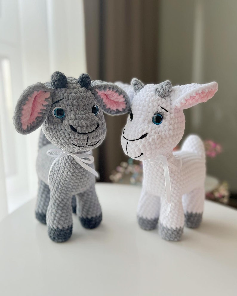 Goats 2in1 Crochet Pattern Amigurumi Baby Goats Toys Pattern - Etsy